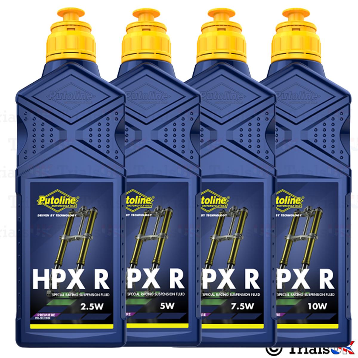 Putoline HPX R Fork Oil - 2.5w/5w/7.5w/10w - 1 Litre | eBay